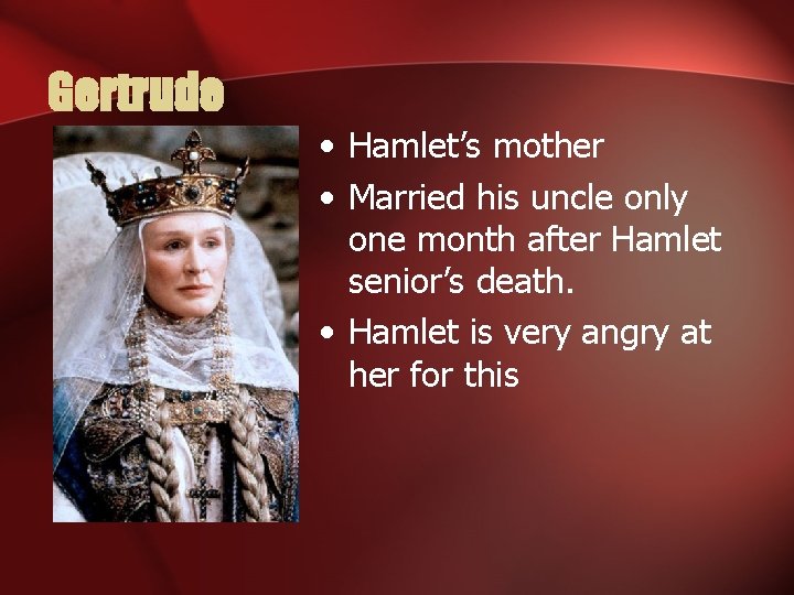 Hamlet BackgroundIntroduction Historical Background Written in 1602 One