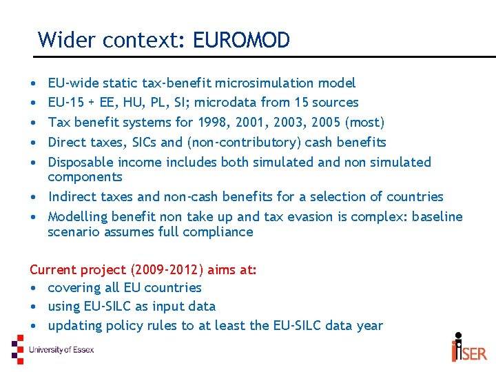 Income distribution and redistribution across Europe using EUSILC