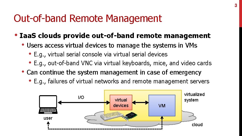 VM Migration for Secure Outofband Remote Management with