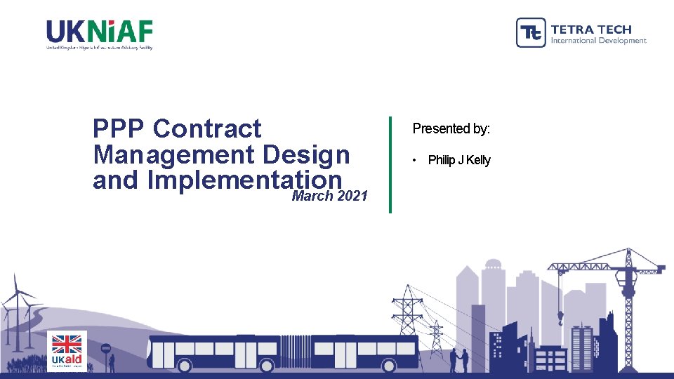 PPP Contract Management Design and Implementation March 2021