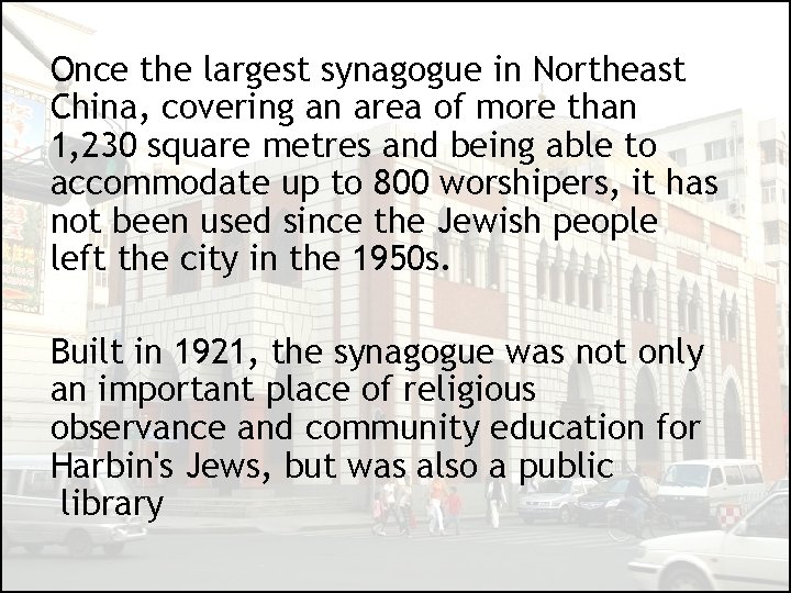 The city of Harbin is the capital of