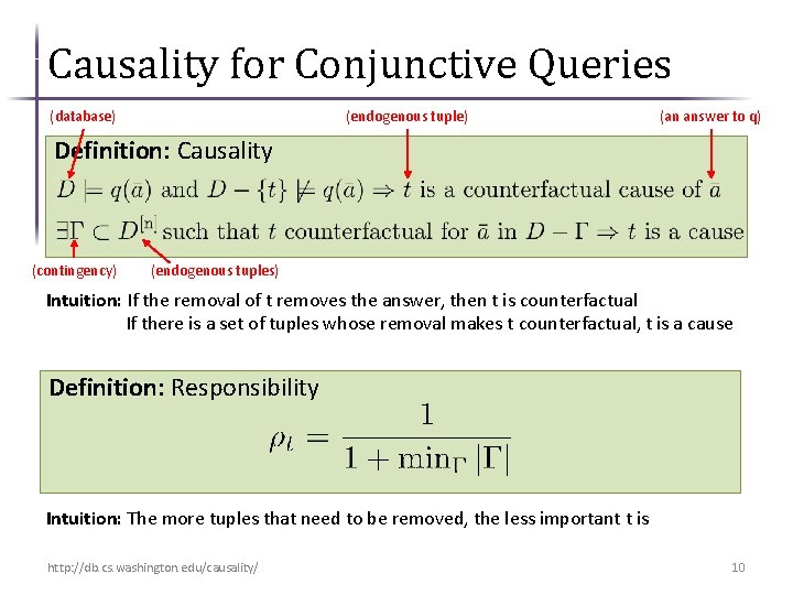 The Complexity of Causality and Responsibility for Query