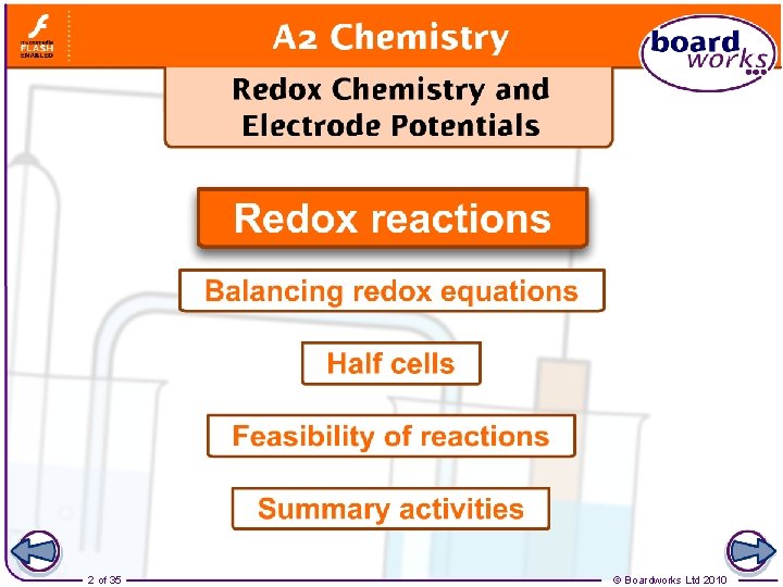 1 of 35 Boardworks Ltd 2010 2 of