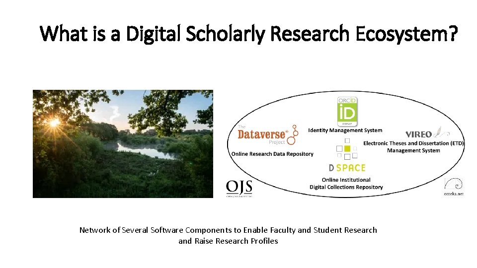 Developing a Digital Scholarship Research Ecosystem Ray Uzwyshyn