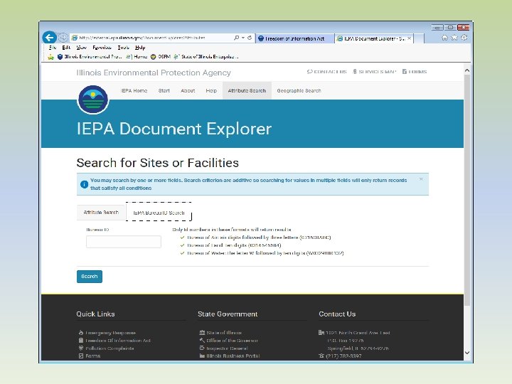IEPA Document Explorer For Leaking UST and SRP