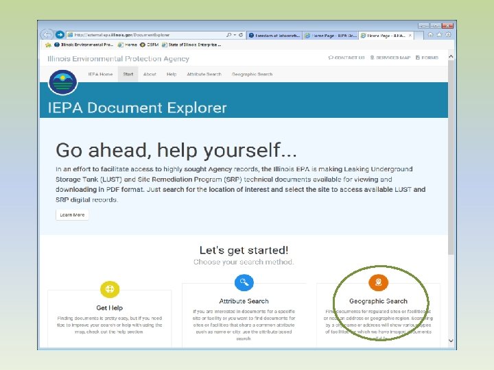 IEPA Document Explorer For Leaking UST and SRP