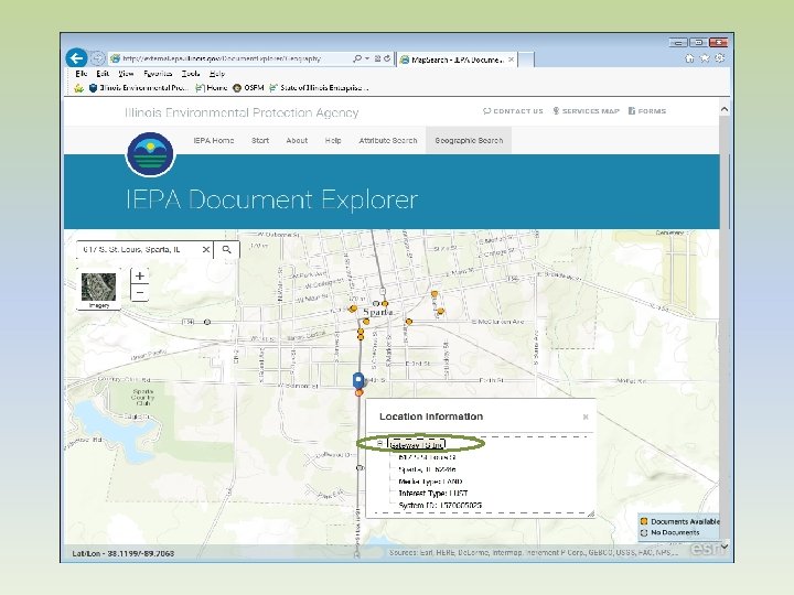 IEPA Document Explorer For Leaking UST and SRP