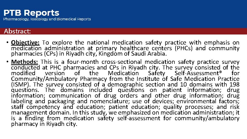 National Survey of Medication Safety Practice Medication Administration