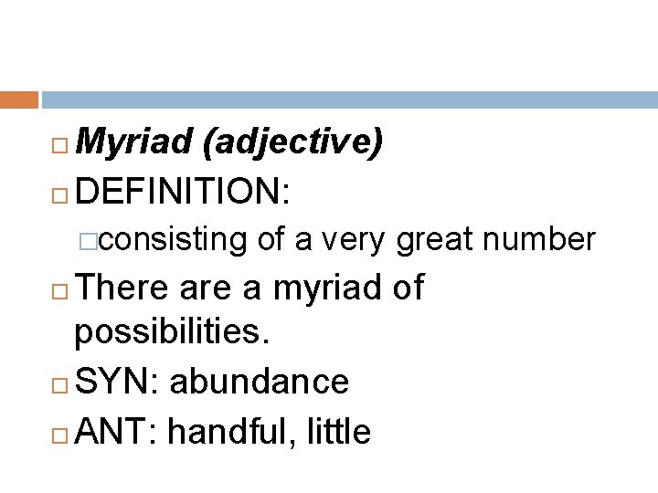 Vocabulary Debacle noun DEFINITION violent breakdown sudden overthrow