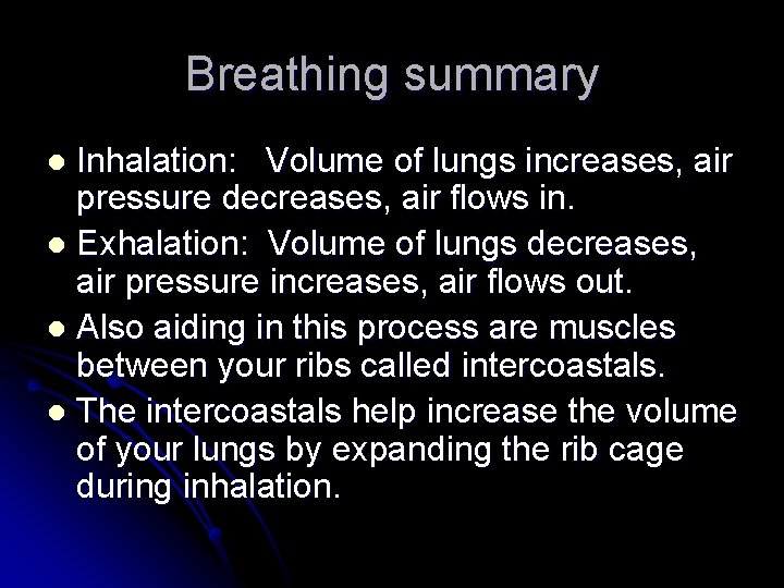 Human Organ Systems l The Respiratory System Function