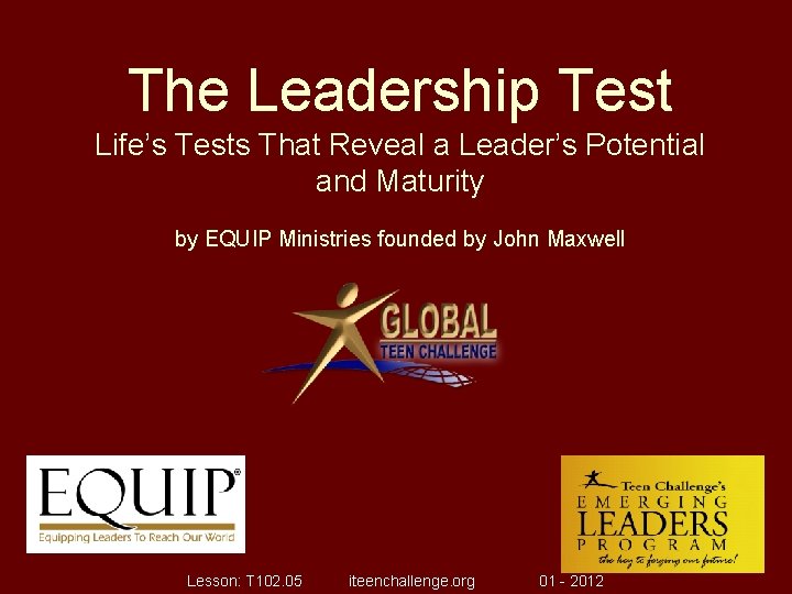 The Leadership Test Lifes Tests That Reveal a