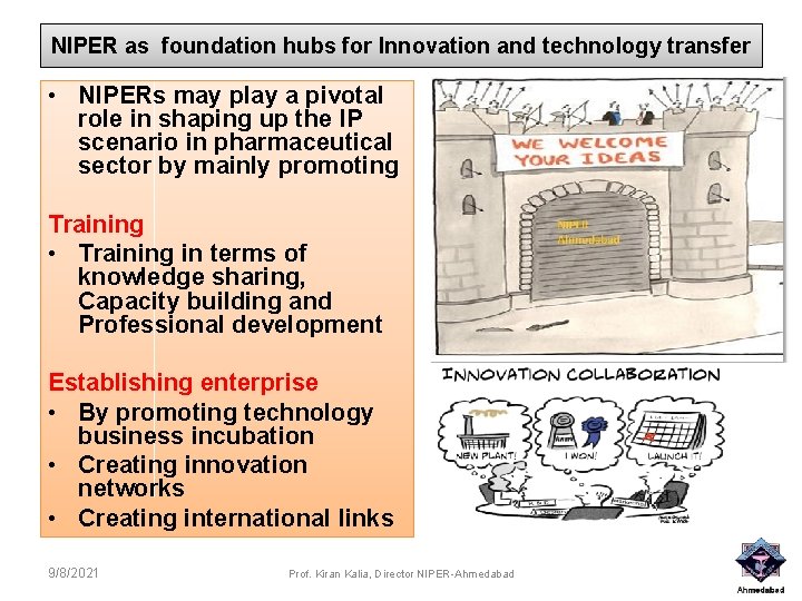 Role of NIPER in promoting IPR An important