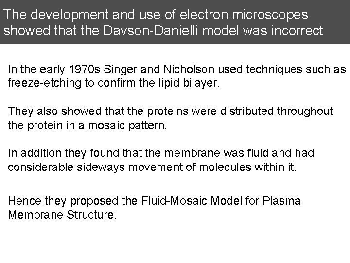Membranes in cells Chapter 2 3 Objectives of