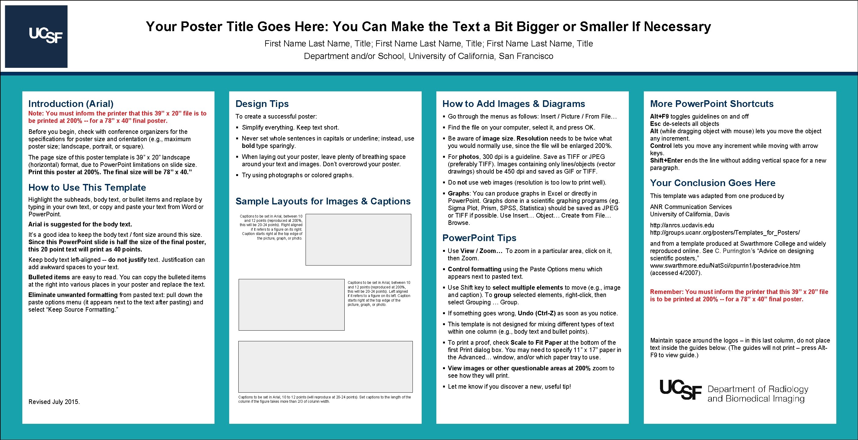 Your Poster Title Goes Here You Can Make