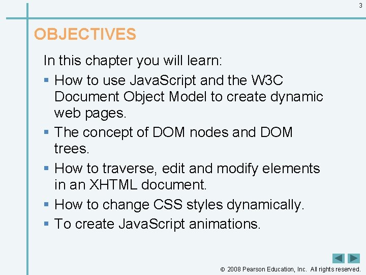 1 12 Document Object Model DOM Objects and