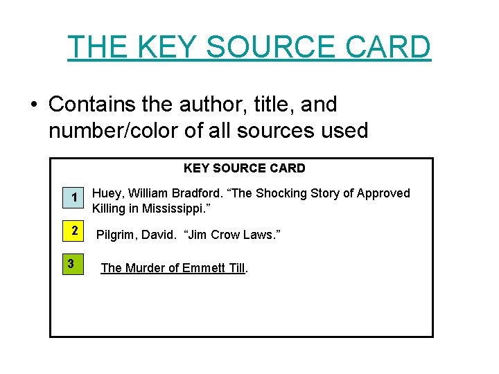 Establishing a STRONG research foundation Why Note Cards