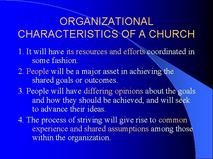 ORGANIZATIONAL STRUCTURE IN CHURCH Prof Jintae Kim Ph