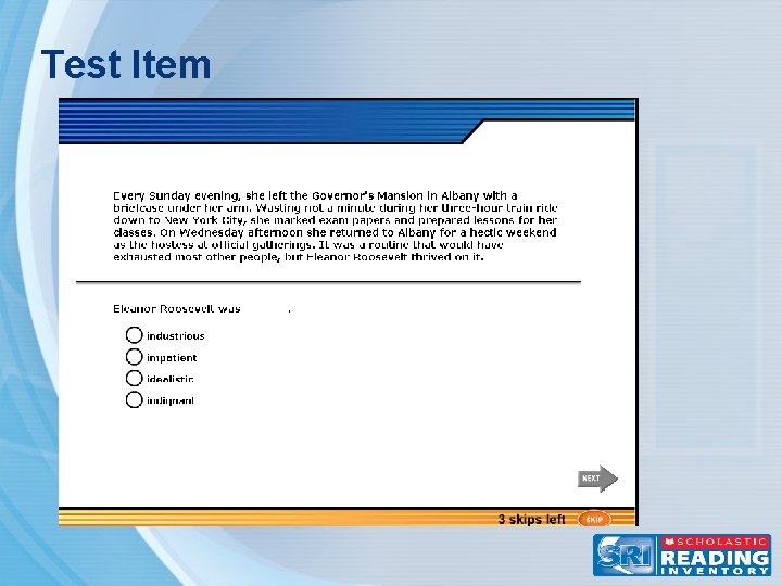 The Best Choice to Measure Reading Progress Weve