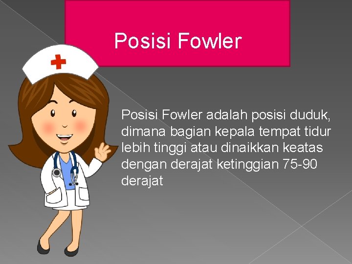 Posisi Fowler dan Semi Fowler By Kelompok 2