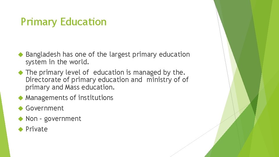 Educational System of Bangladesh Overview History of Bangladesh