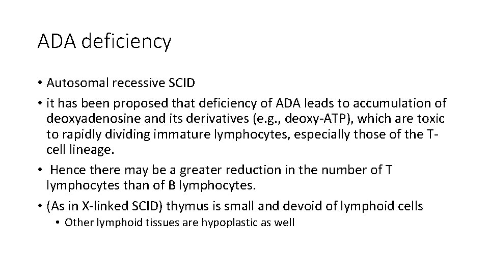 Immunodeficiency Syndromes General classification Primary Genetically ...