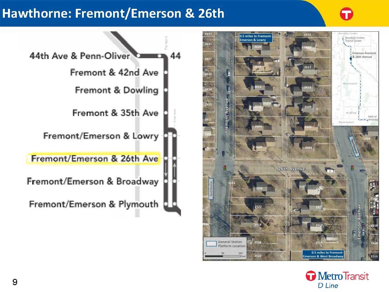 D Line Station Plan Overview Hawthorne Neighborhood Council