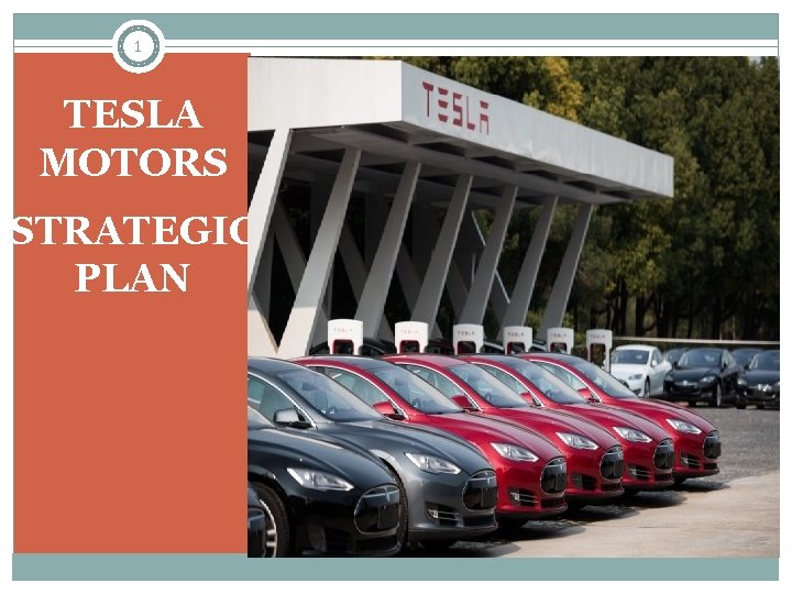 1 TESLA MOTORS STRATEGIC PLAN Market Entry 2