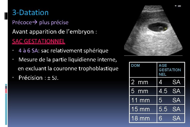 Détection Et Datation De La Grossesse – HZBCI