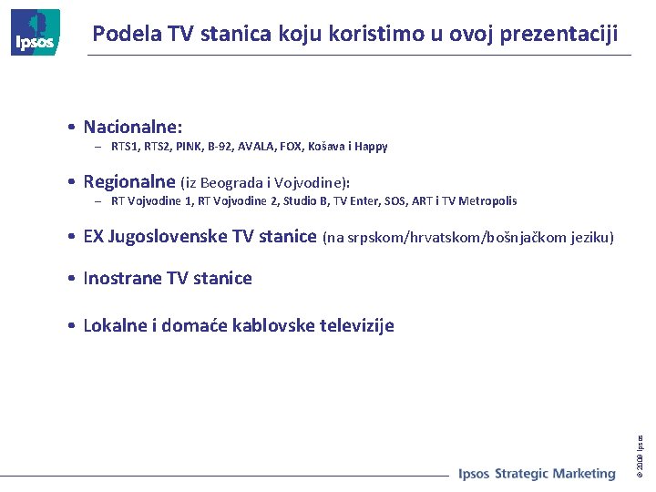 Istraivanje gledanosti lokalnih TV stanica u Srbiji kratki