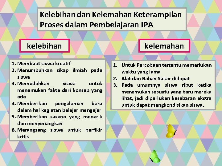 Keterampilan Proses dalam Pembelajaran IPA di SD PGSD