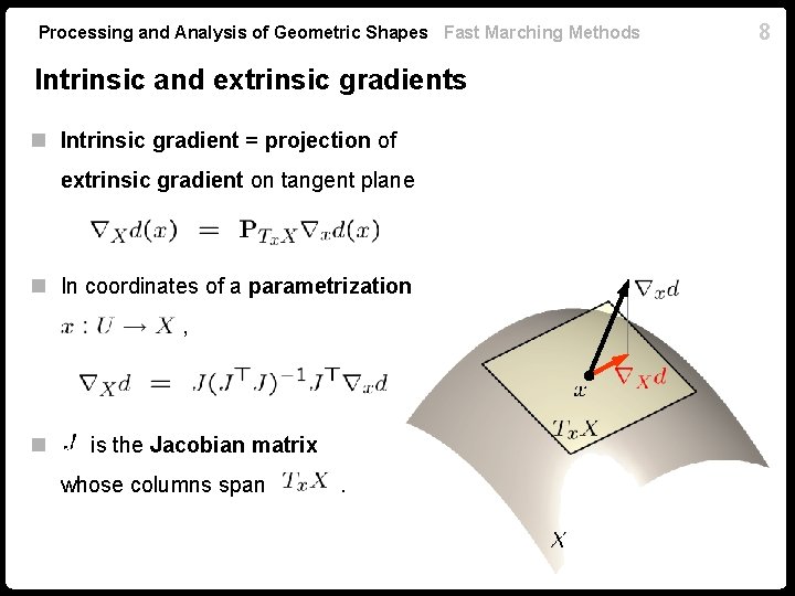 Processing and Analysis of Geometric Shapes Fast Marching