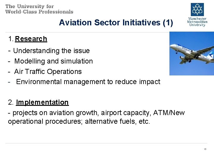 Sustainable aviation how to implement the concept in