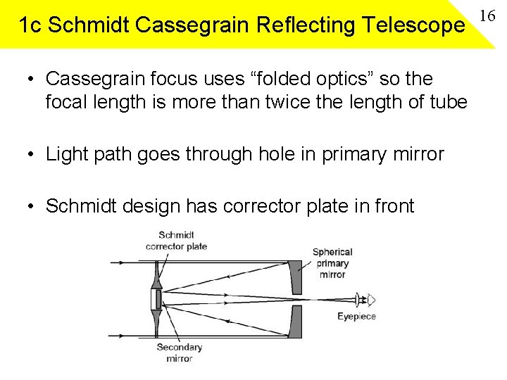 Physics Part 3 OPTICS Into to Telescopes Version