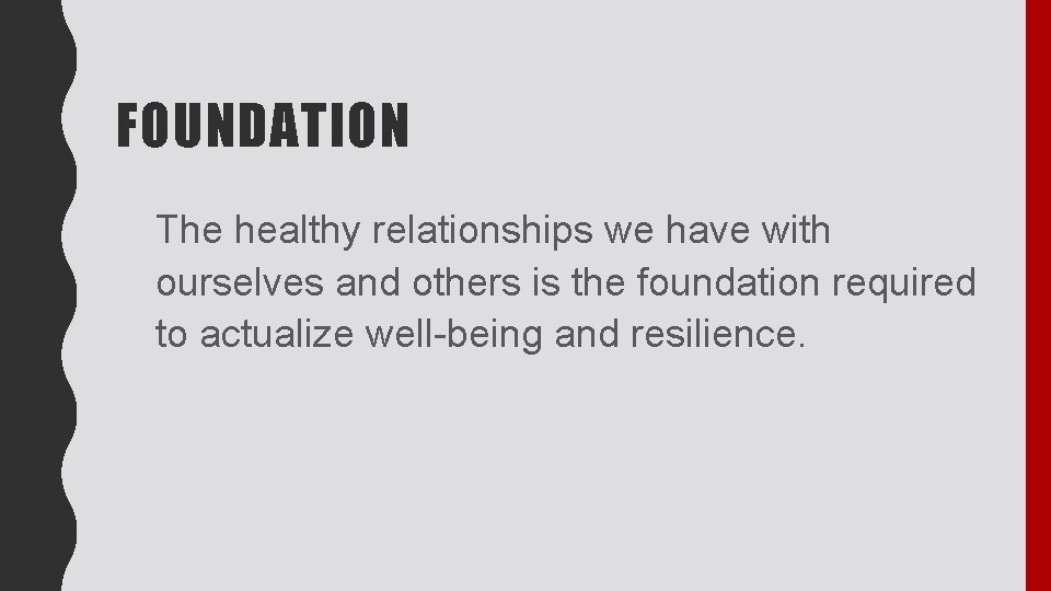 RISE WELLBEING RESILIENCE TANAGER PLACE FOUNDATIONAL CONCEPT In