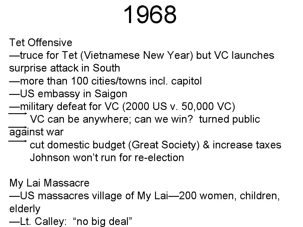 The Vietnam War America Comes of Age Significance