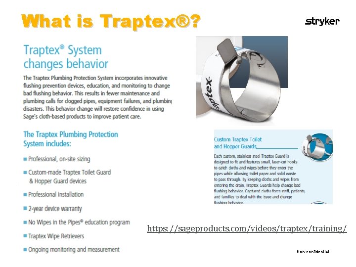 Traptex Plumbing Protection System Nonconfidential Information ...