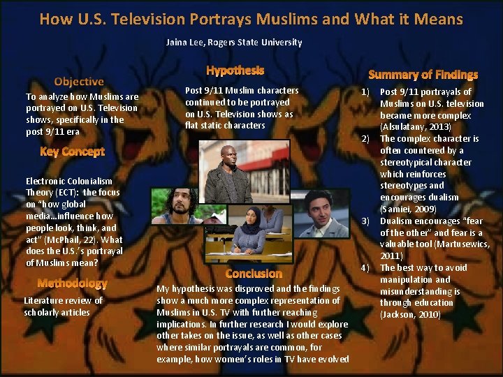 How U S Television Portrays Muslims and What