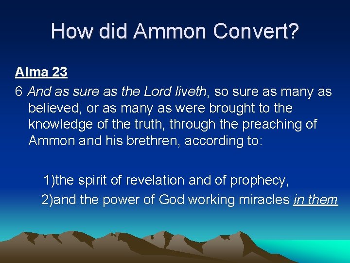 Conversion Part Deux The AntiNephi Lehies Reminder Brethren