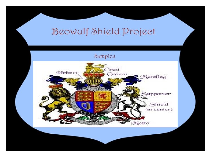 Beowulf Shield Project Shield Defined 1 A broad