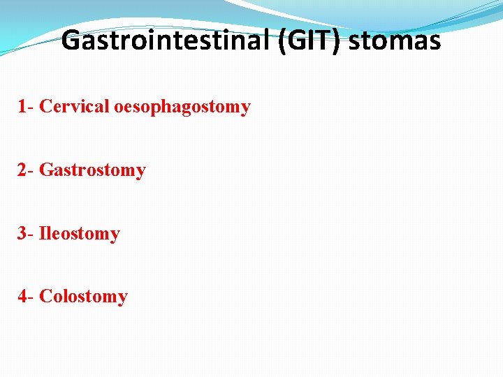 Pediatric stomas By Dr Ahmed Rashidy Lecturer of