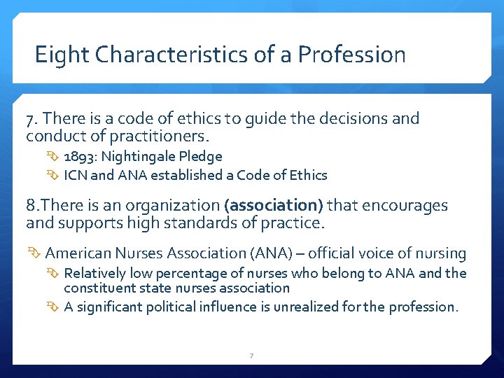 Professionalism and Education Conceptual and Philosophical Basis of