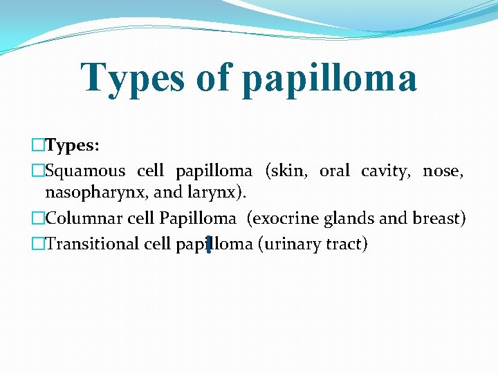 Benign and malignant epithelial tumors Done by Dr