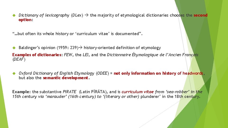 The Oxford Handbook of Lexicography Part III Specialist