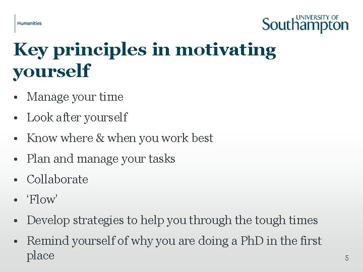Motivation Workshop Angela GallagherBrett A Gallagher Brettsoton ac