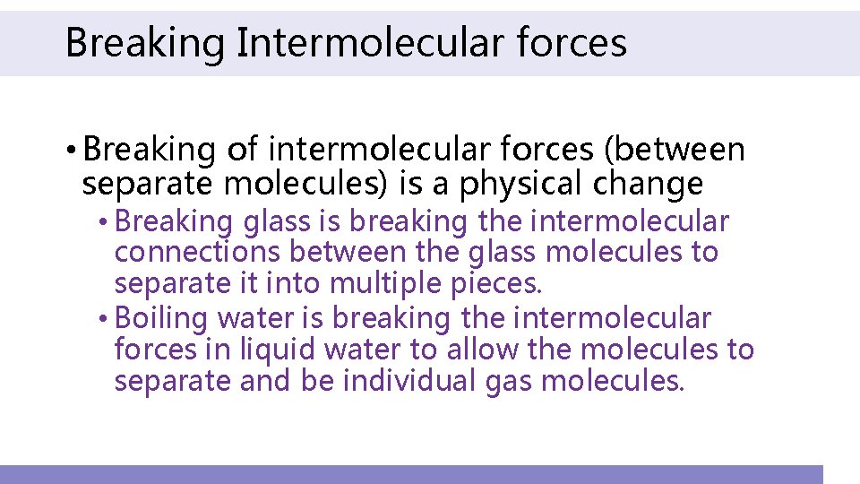 Intermolecular Forces The Triple Point 2016 Intra versus