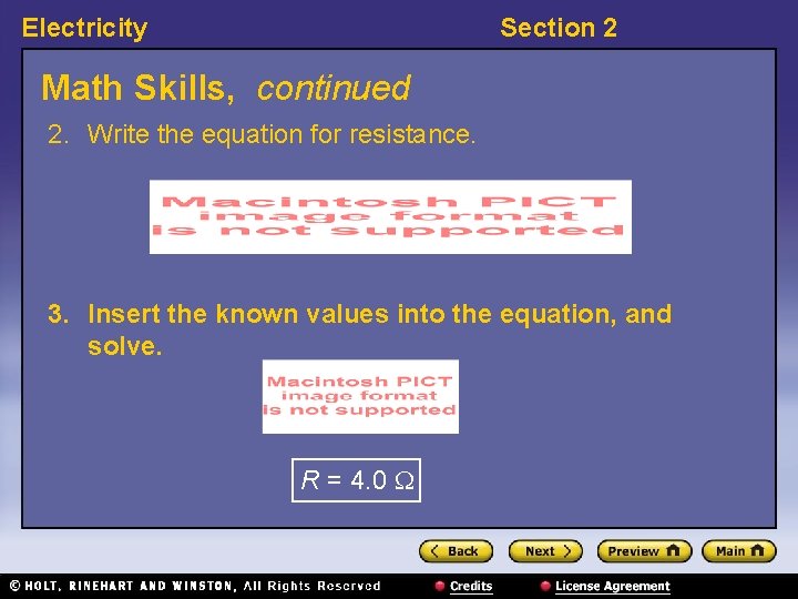 Electricity Section 2 Current Preview Key Ideas Bellringer