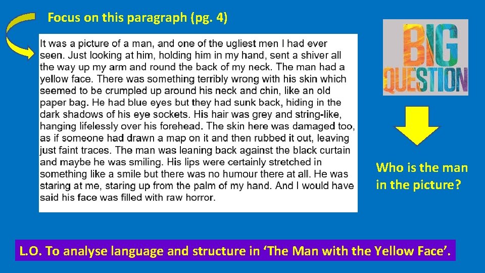 The Man with the Yellow Face By Antony