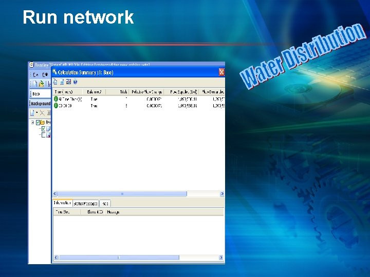 Design of a Sewer System and Water Distribution