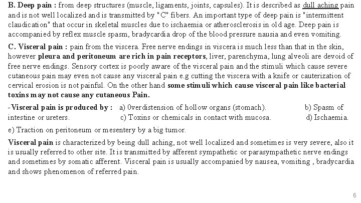 2 Somatic pain and thermal sensation By Prof