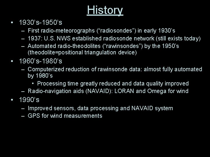 Radiosondes ATS 351 May 5 th Balloon Launch